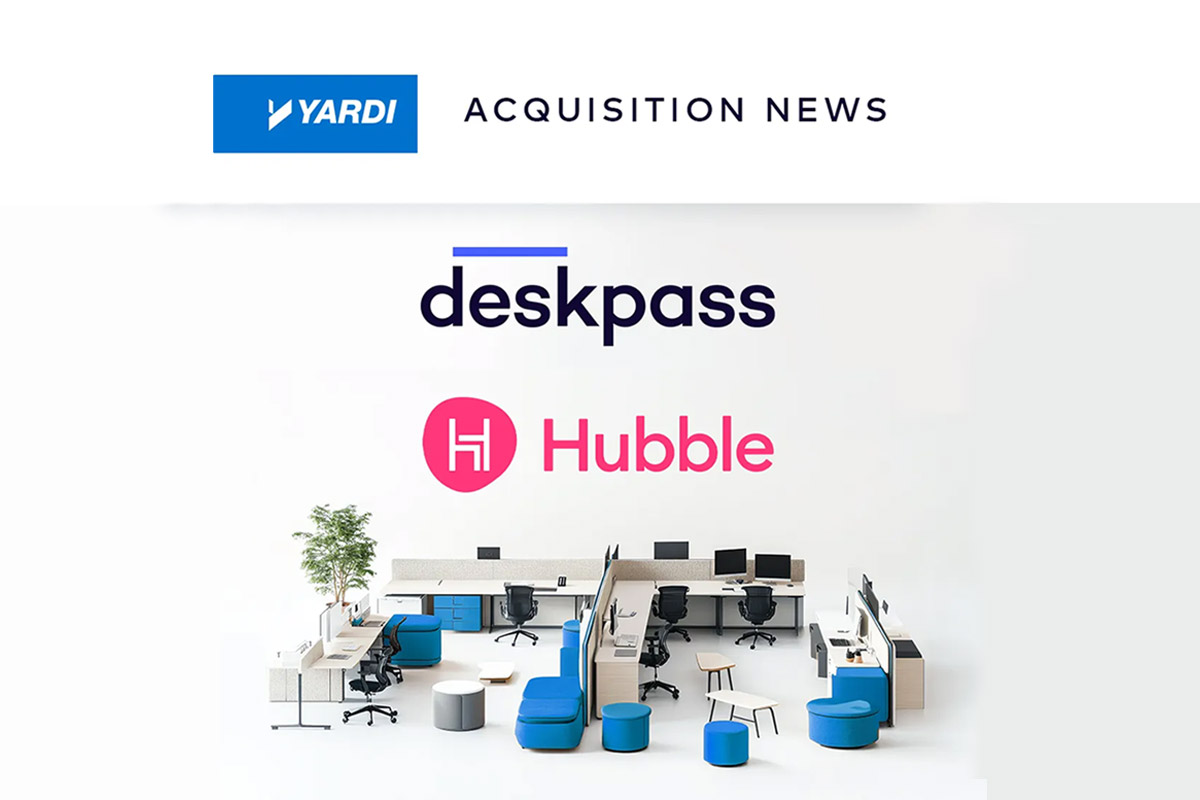 Yardi acquires Deskpass and Hubble Coworking and Flex Platforms